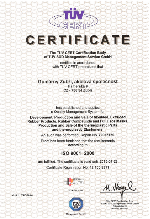 Gumarny Zubri JSC | EPICOS